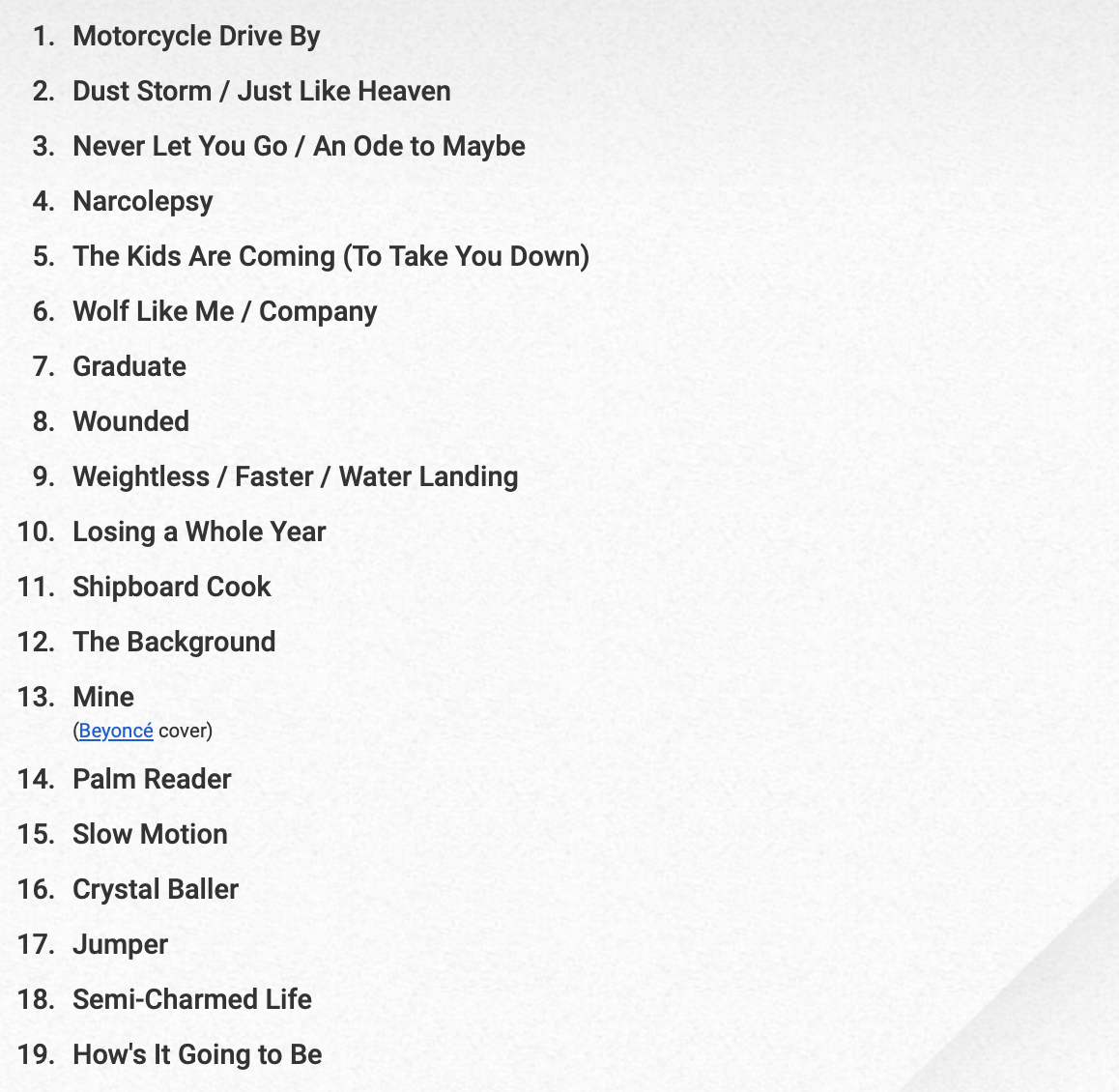 Yellowcard Kick Off Summer Gods Tour with Third Eye Blind | setlist.fm