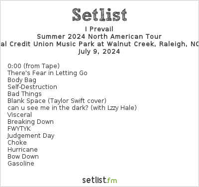 I Prevail and Halestorm Kick Off Tour with a Live Debut | setlist.fm